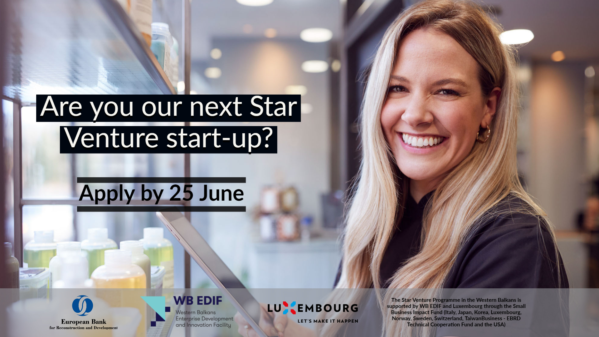 Novi poziv za EBRD Star Venture program - Digitalizuj.Me